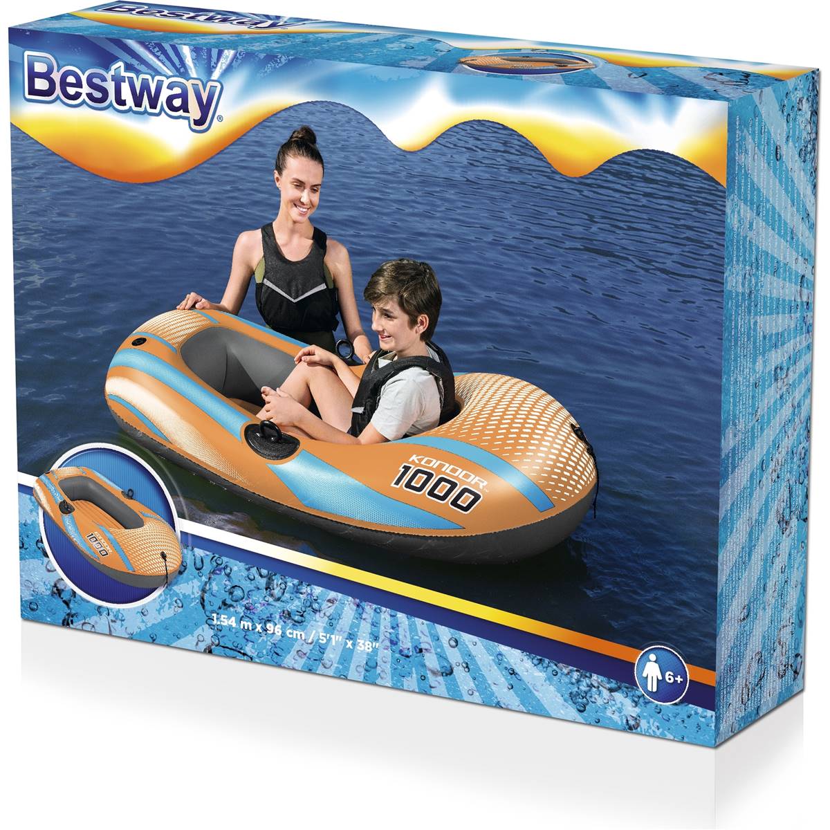 Bestway Explorer 100 Boat Each | Woolworths