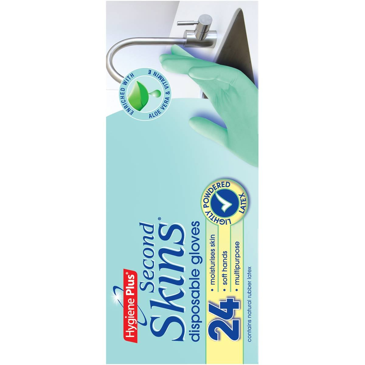 Hygiene Plus Econd Skin Gloves Disposable 24 Pack | Woolworths