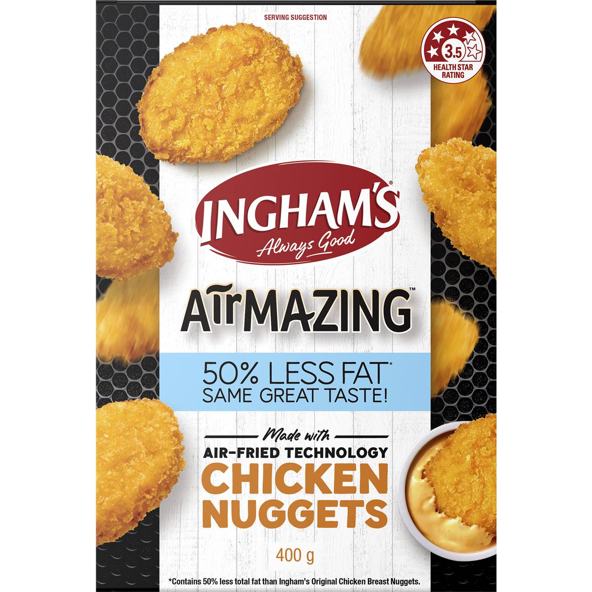 Ingham's Airmazing Chicken Nuggets 400g | Woolworths