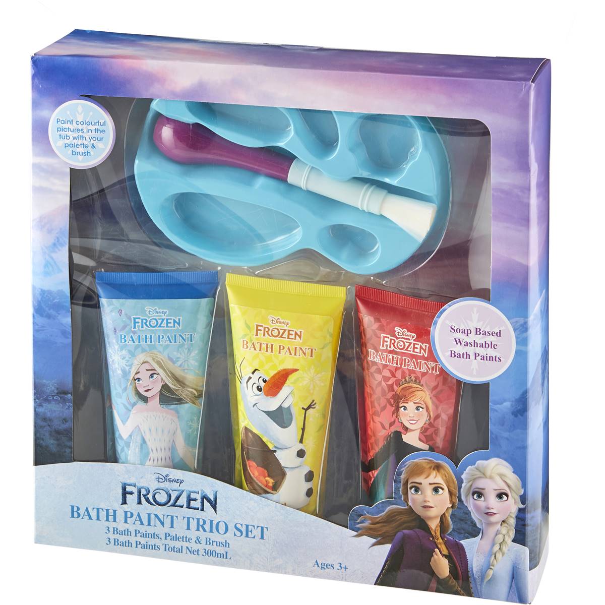 Disney Frozen Bath Paint Trio Set Each | Woolworths