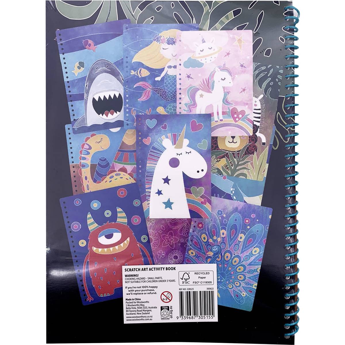 Kids Scratch Art Activity Book Each | Woolworths