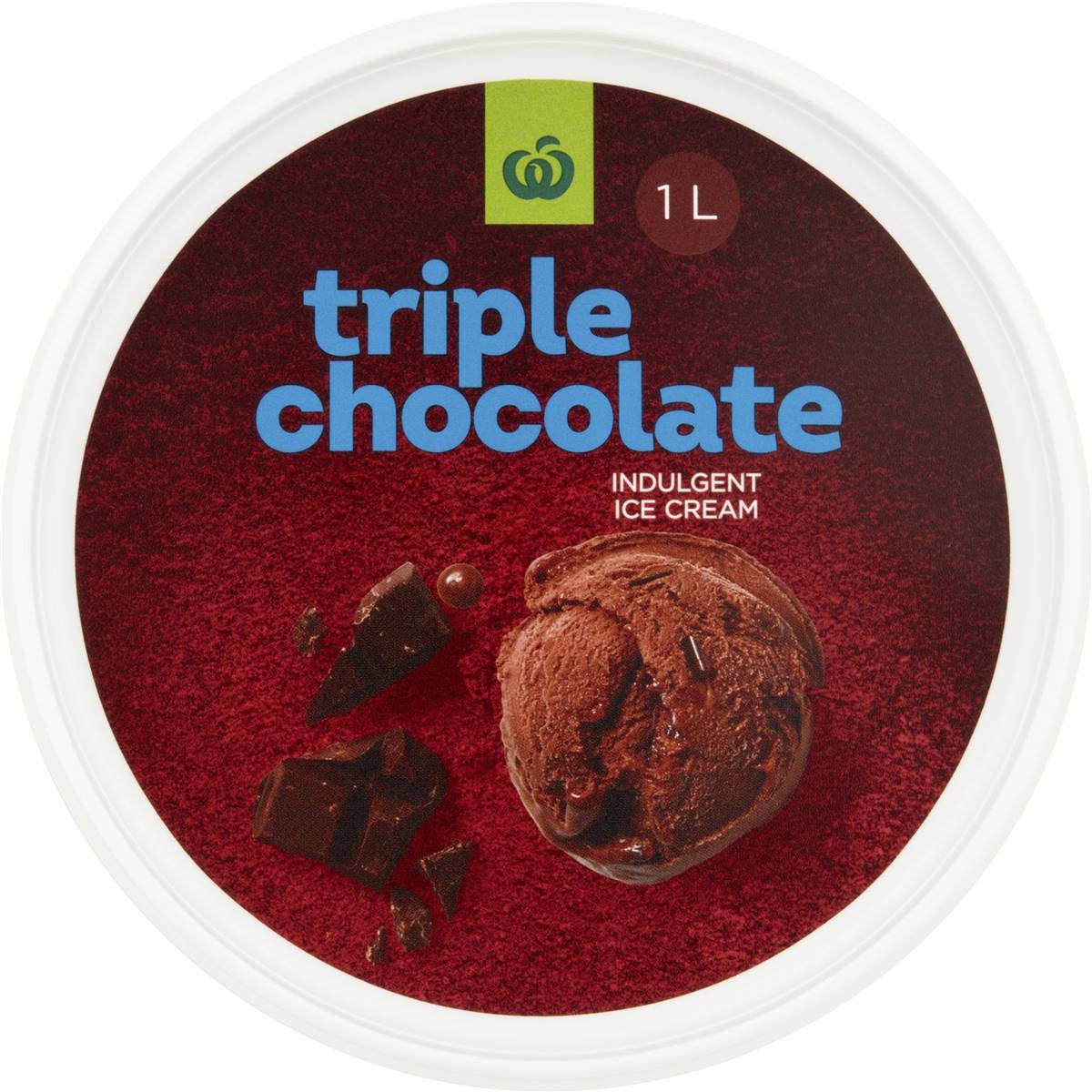 Woolworths Ice Cream Triple Chocolate 1l | Woolworths