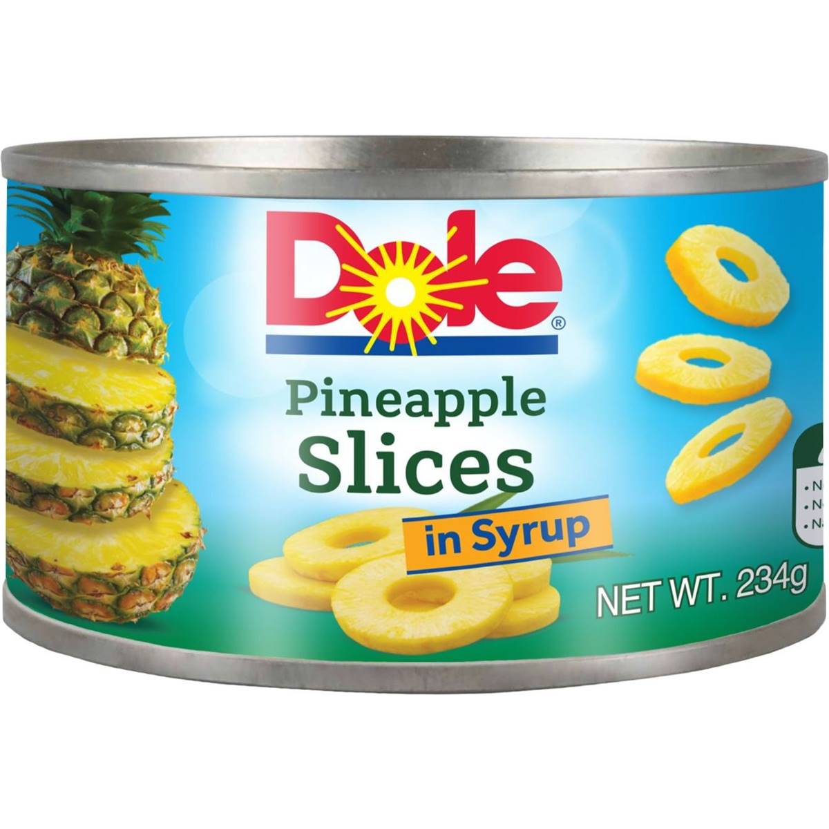 Dole Pineapple Slices In Syrup 234g | Woolworths