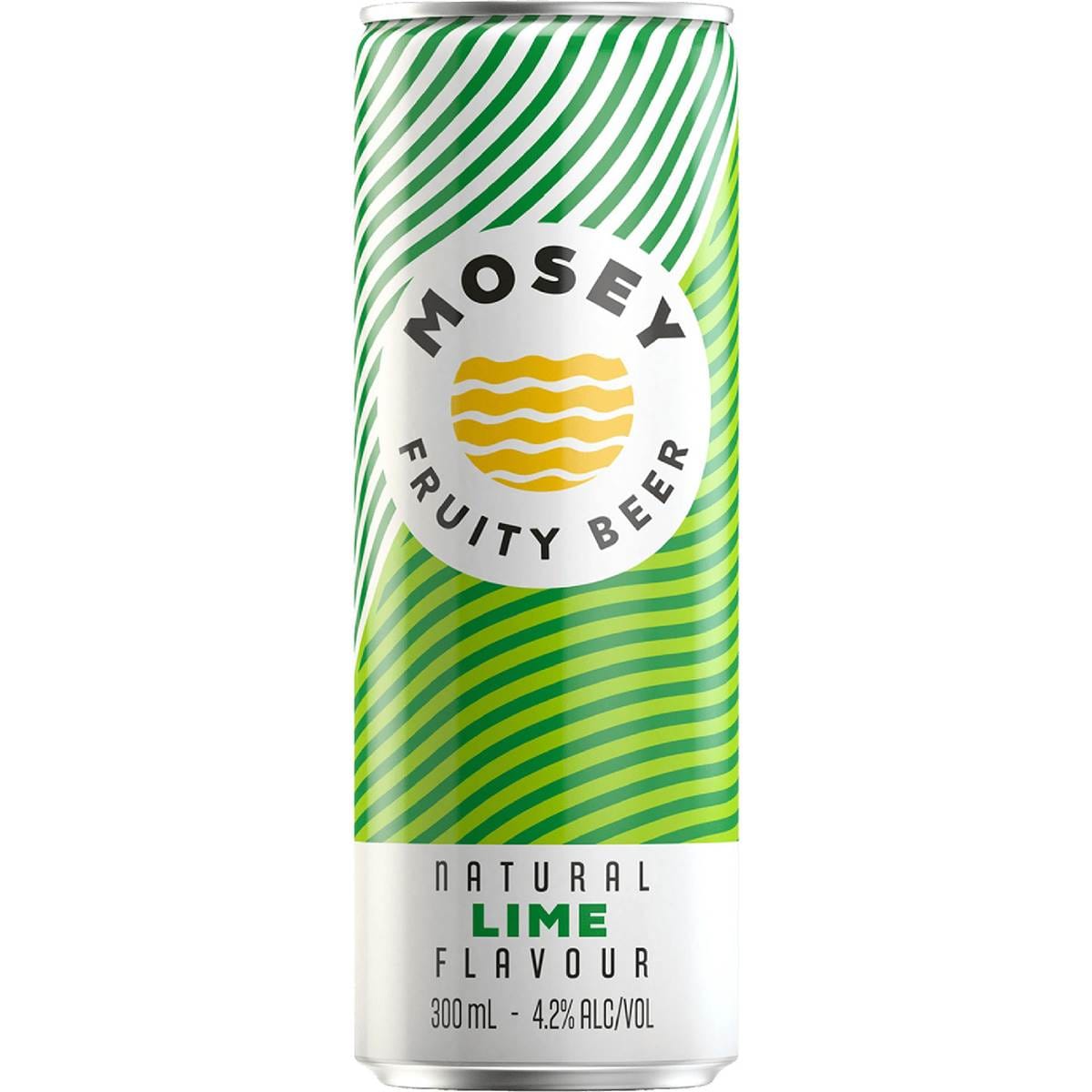 Mosey Fruity Beer Natural Lime Flavour Can 300ml | Woolworths