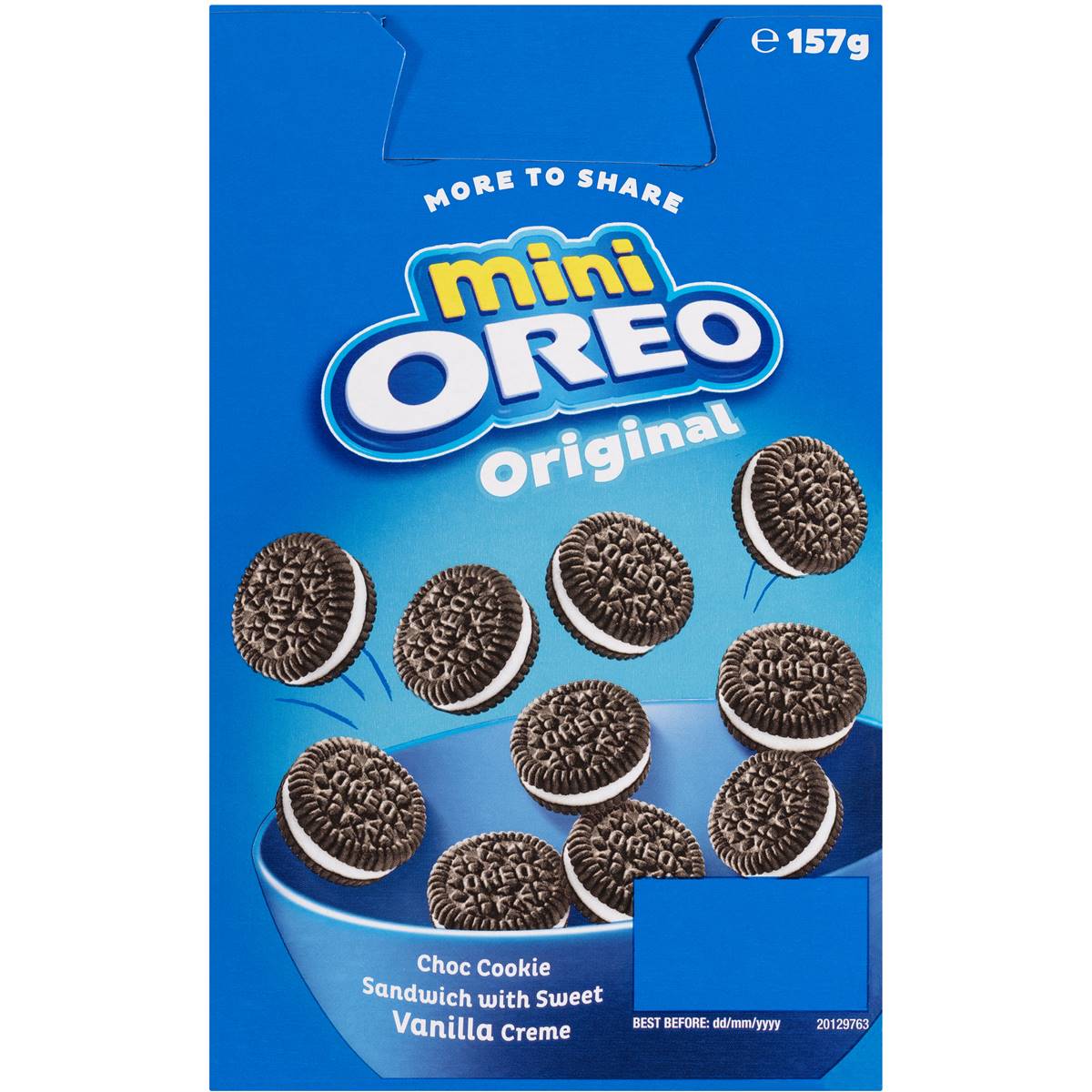 Oreo Mini Original Cookies Sharepack 157g | Woolworths