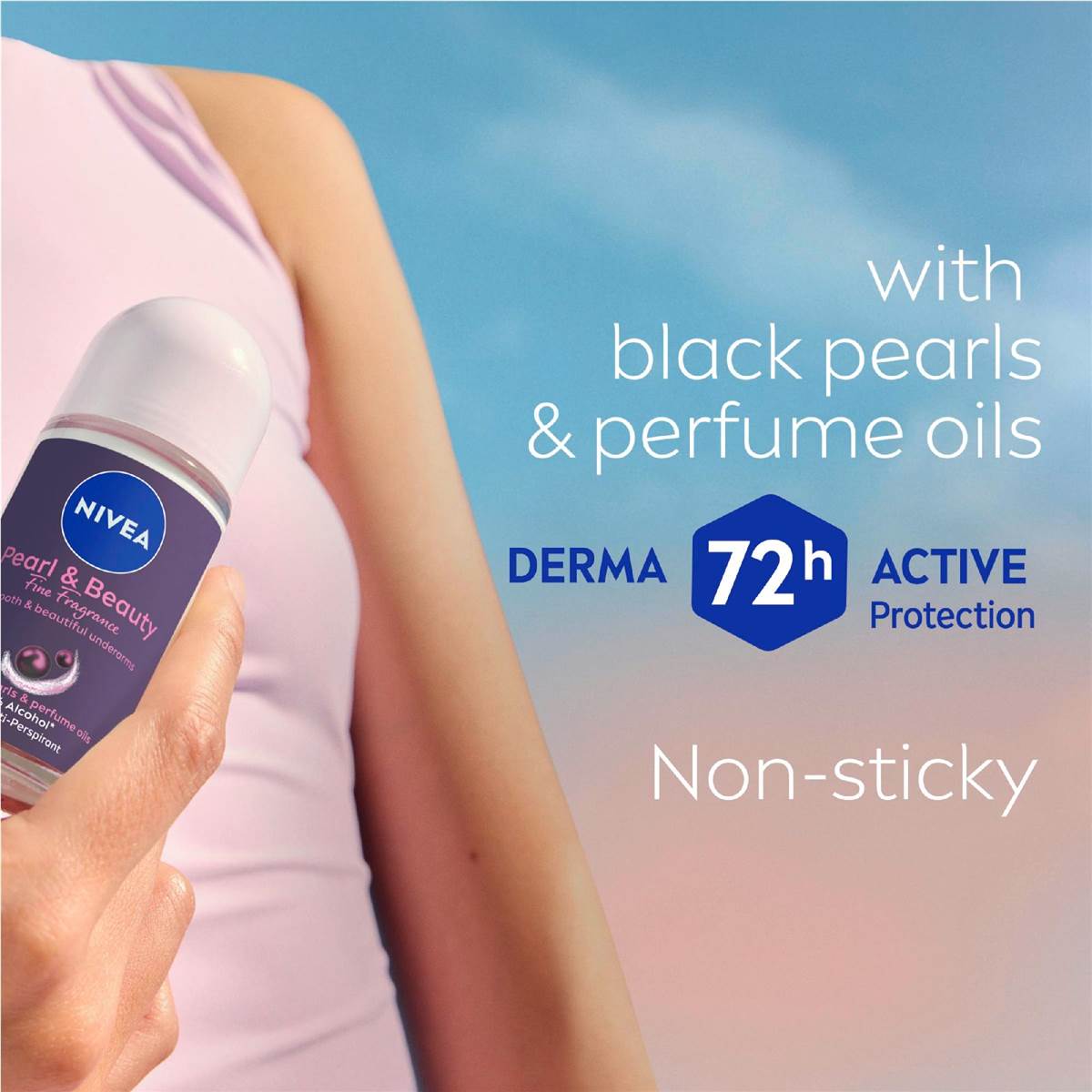 Nivea Pearl & Beauty Fine Fragrance Antiperspirant Deodorant 50ml ...