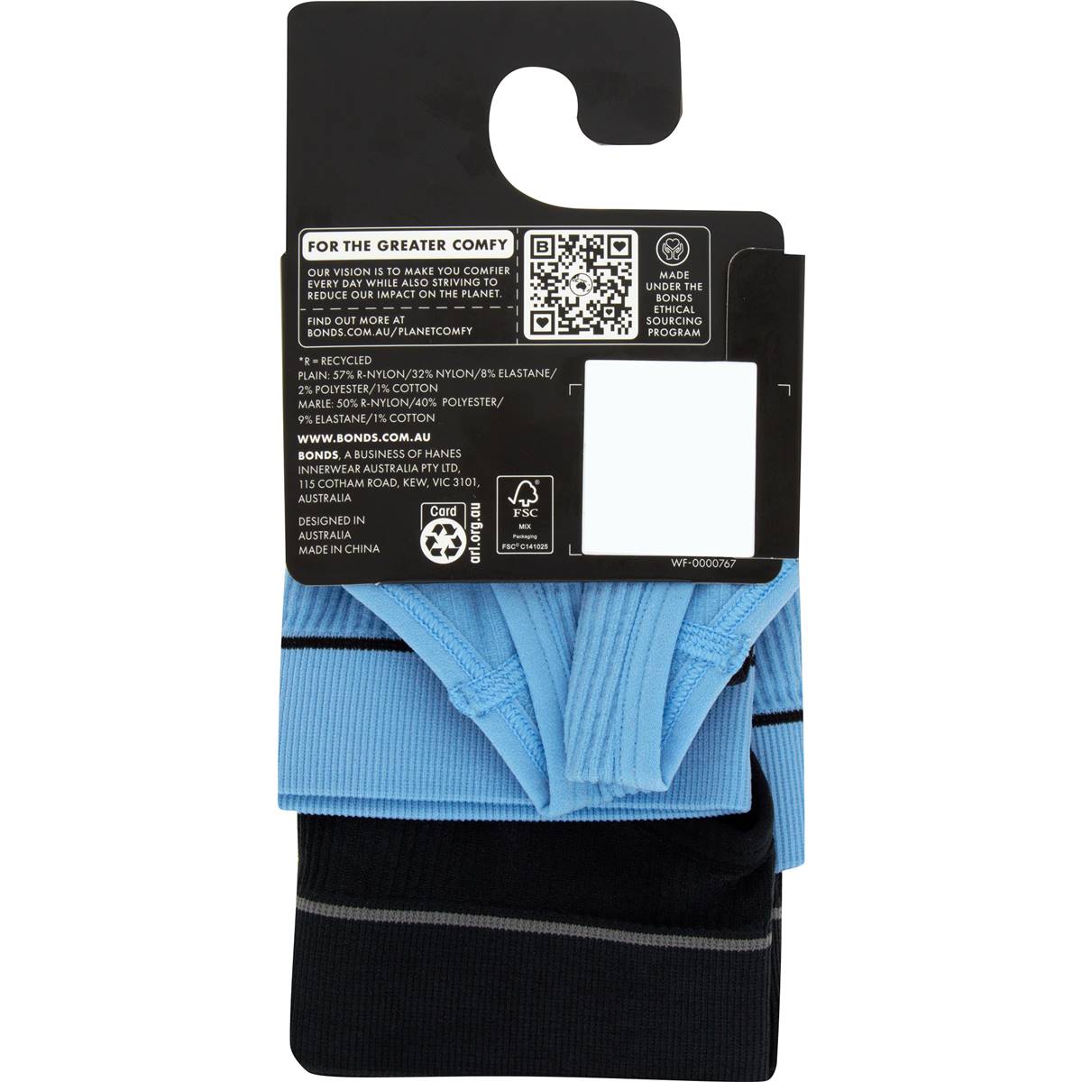 Bonds Retro Rib Hi Bikini Size 14 2 Pack | Woolworths