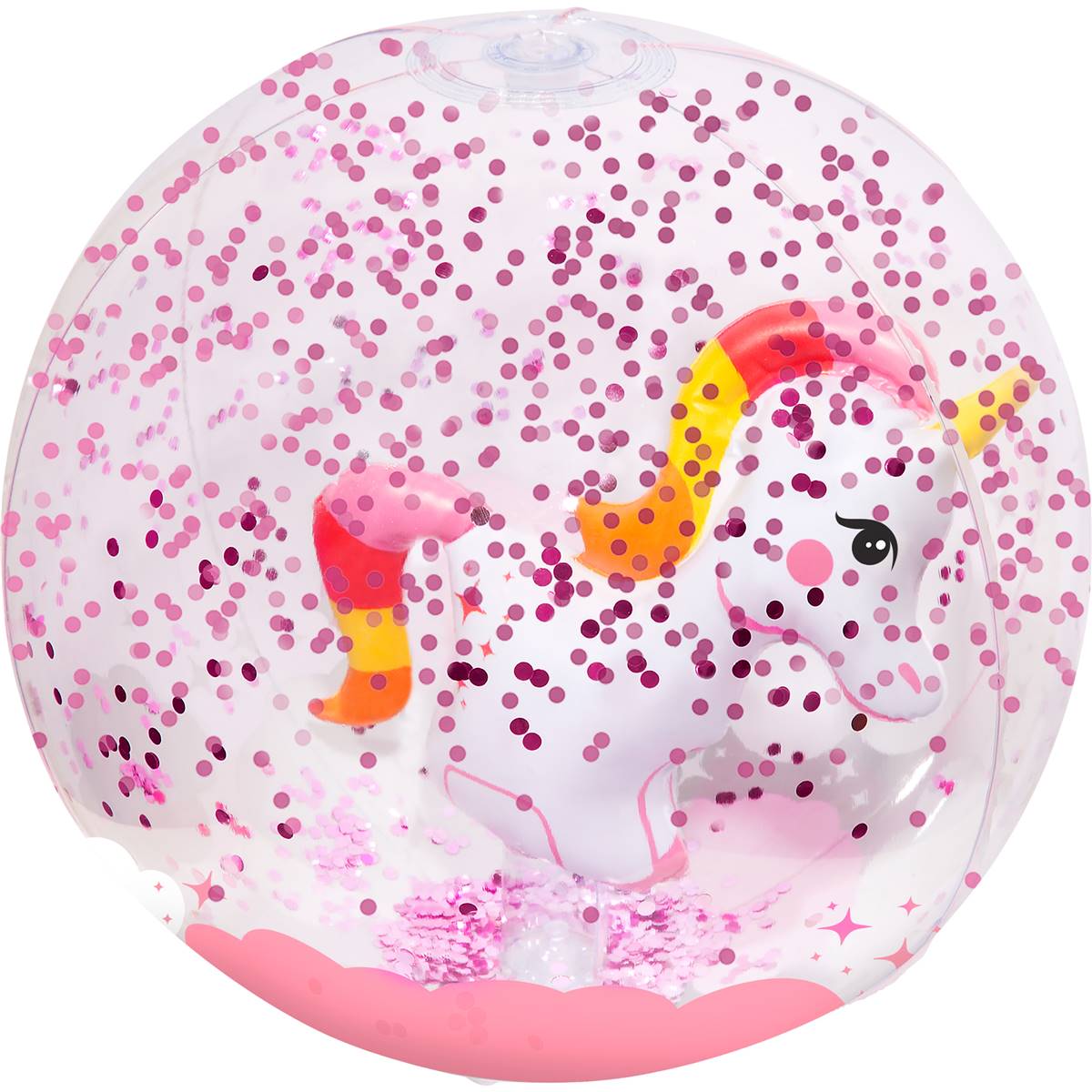 3d Inflatable Beach Ball Twinkle The Unicorn Each | Woolworths