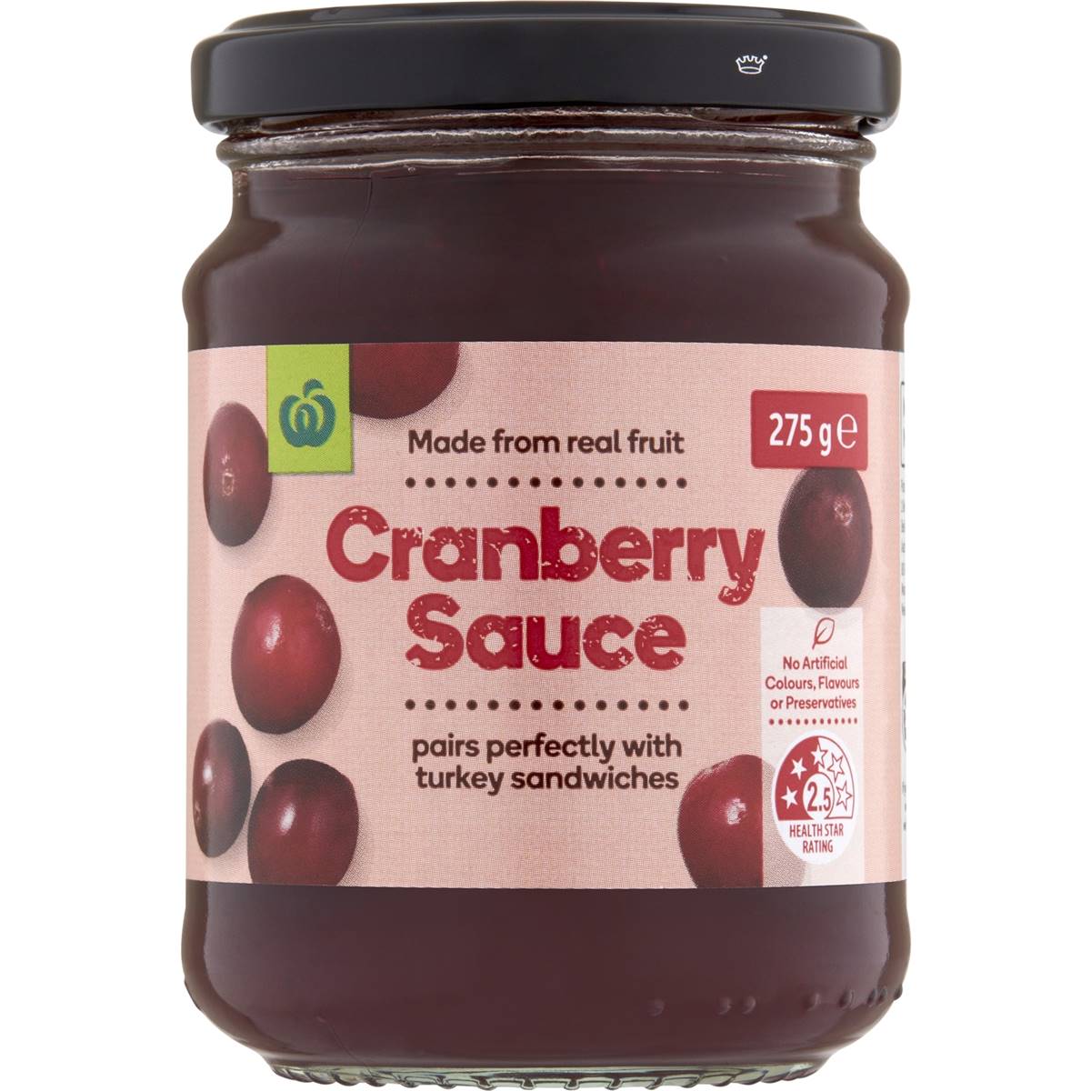 Woolworths Cranberry Sauce 275g | Woolworths