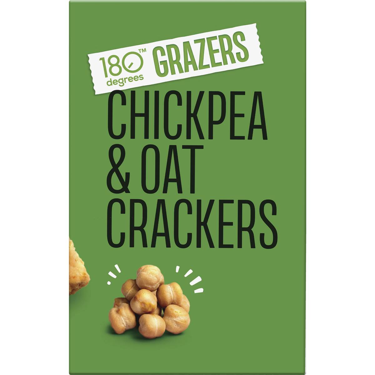 180 Degrees Chickpea & Oat Crackers 100g | Woolworths