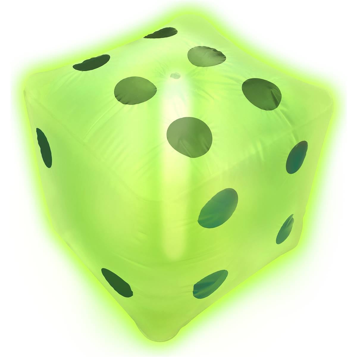Glow Inflatable Dice Each | Woolworths