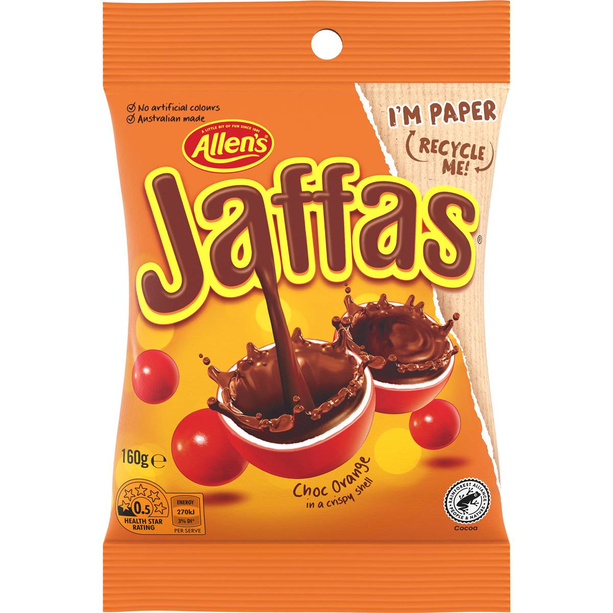 Allen's Jaffas 160g | Woolworths