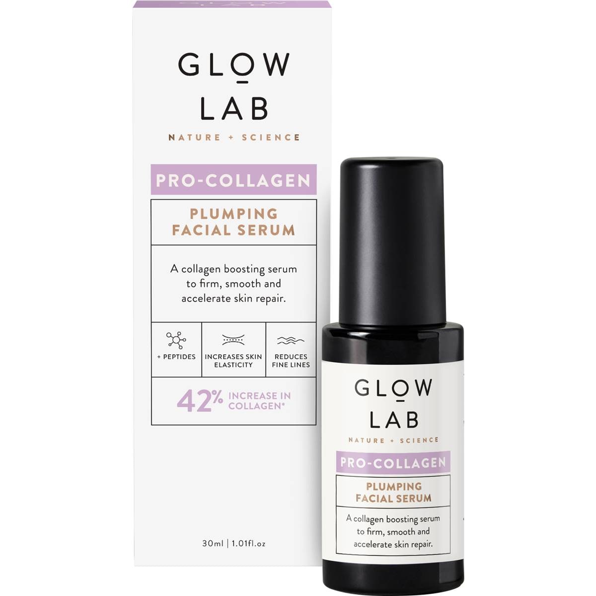 Glow Lab Pro-collagen Plumping Facial Serum 30ml | Woolworths
