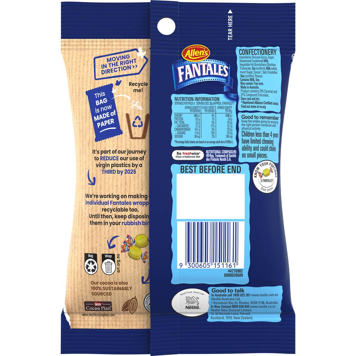 Allen's Fantales 160g | Woolworths