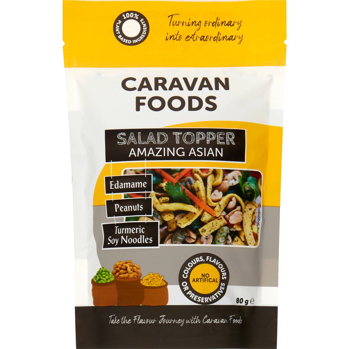Caravan Foods Salad Topper Amazing Asian 80g | Woolworths