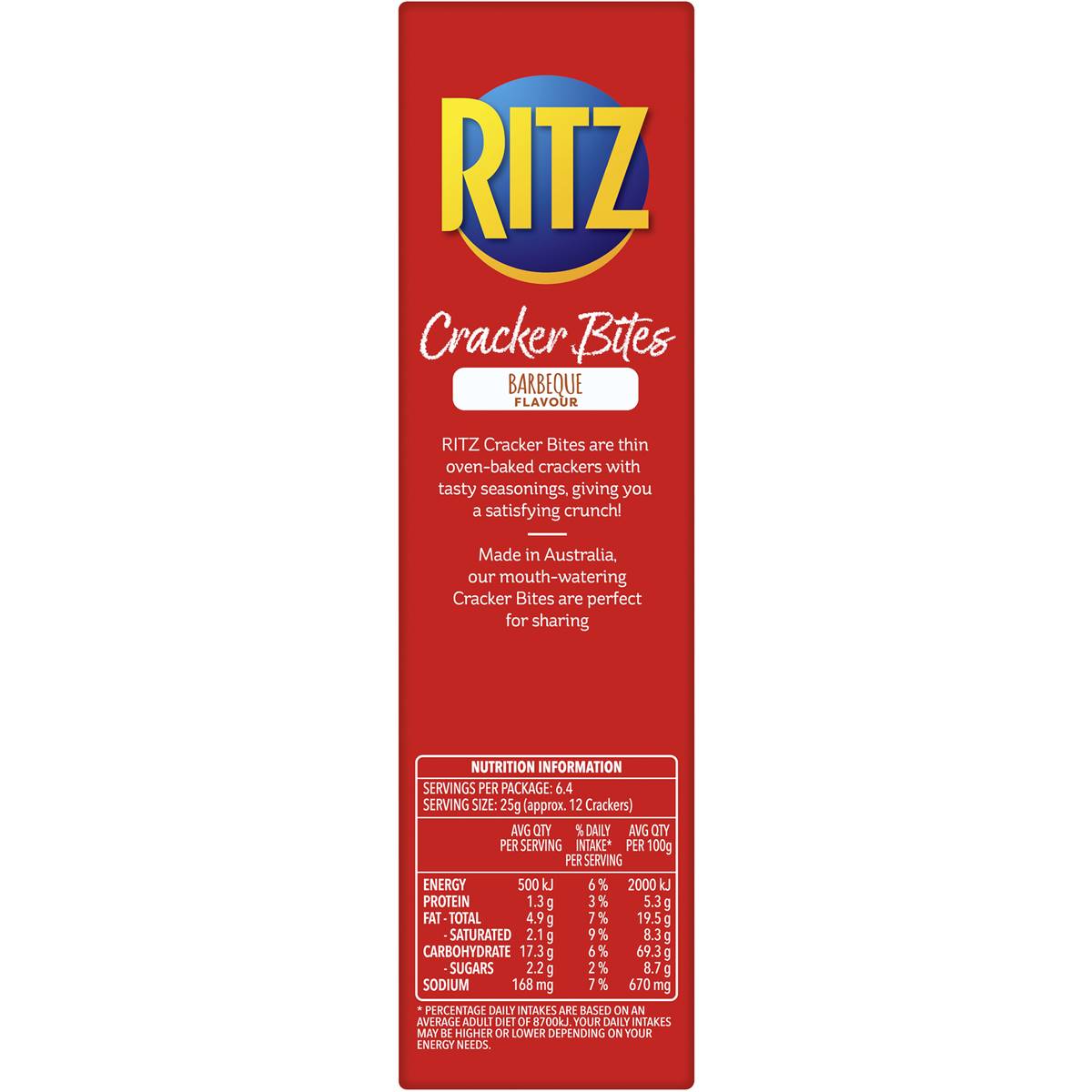 Ritz Barbeque Cracker Bites 160g | Woolworths