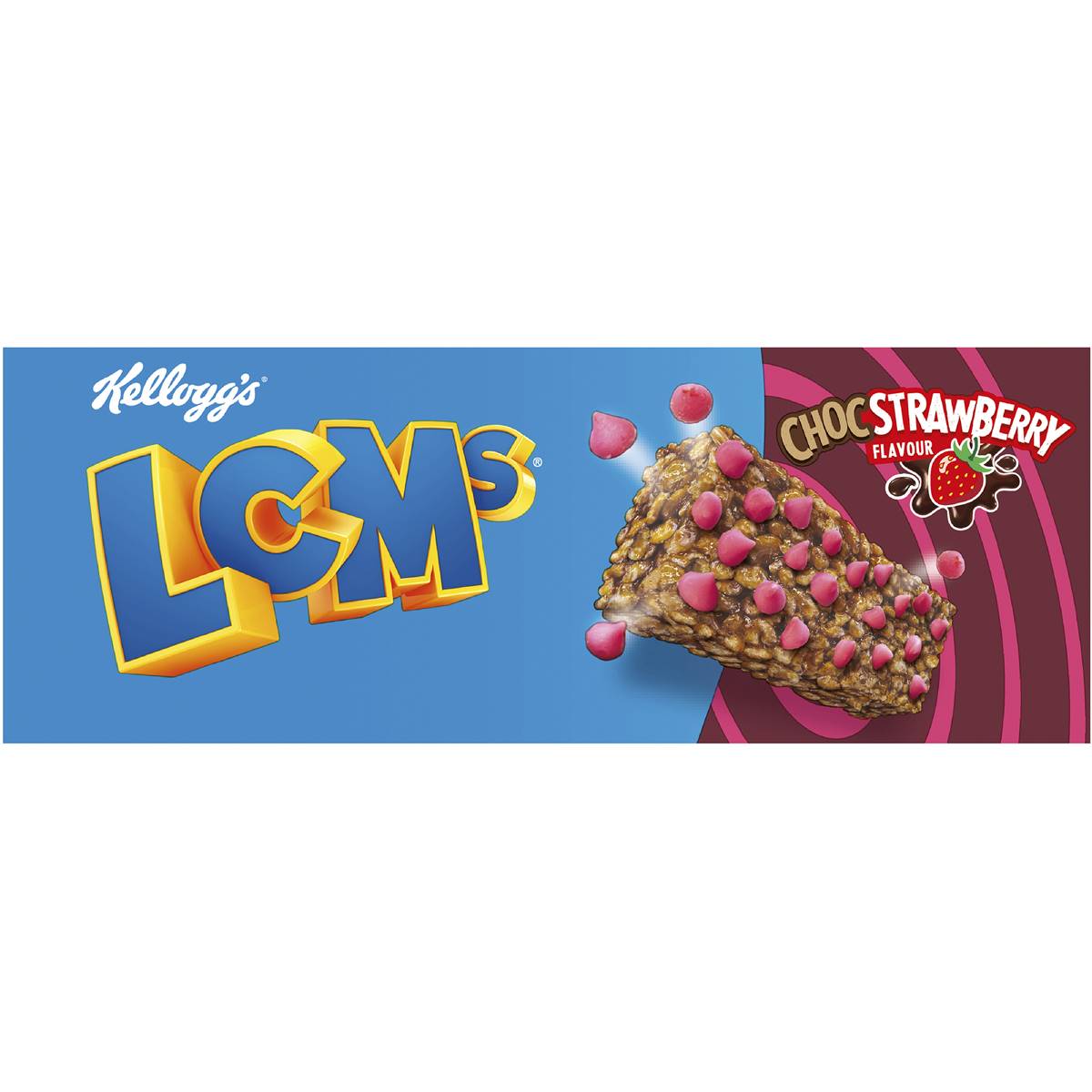 Kellogg's Lcms 25% Less Sugar Choc Strawberry Snack Bars 6 Pack ...