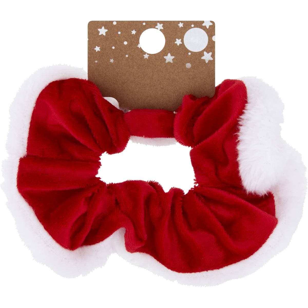 Christmas Santa Hair Scrunchie Each | Woolworths