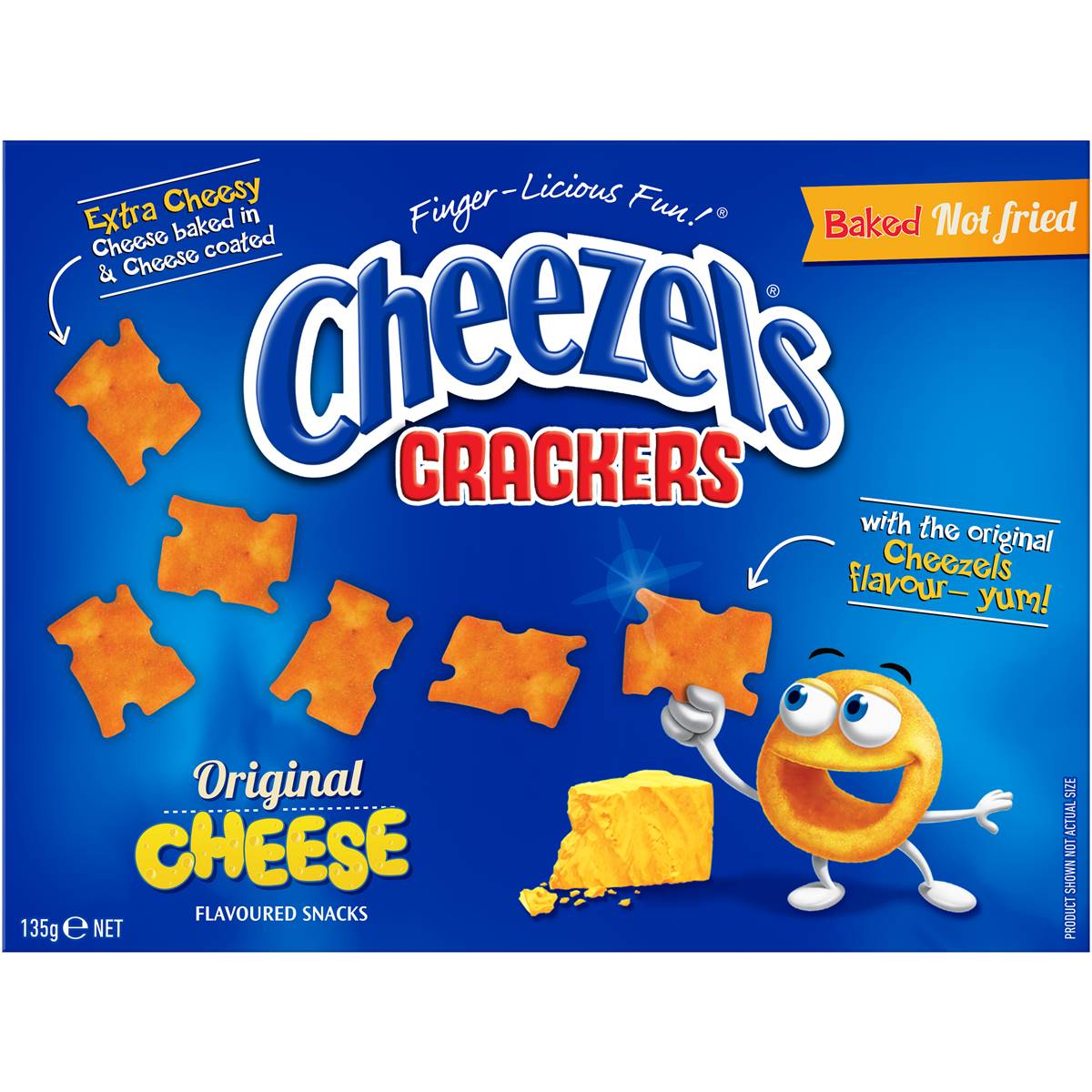 Cheezels Original Cheese Crackers 135g | Woolworths