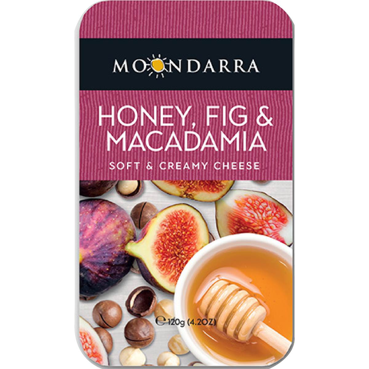 Moondarra Honey, Fig Macadamia Soft Cheese 120g | Woolworths