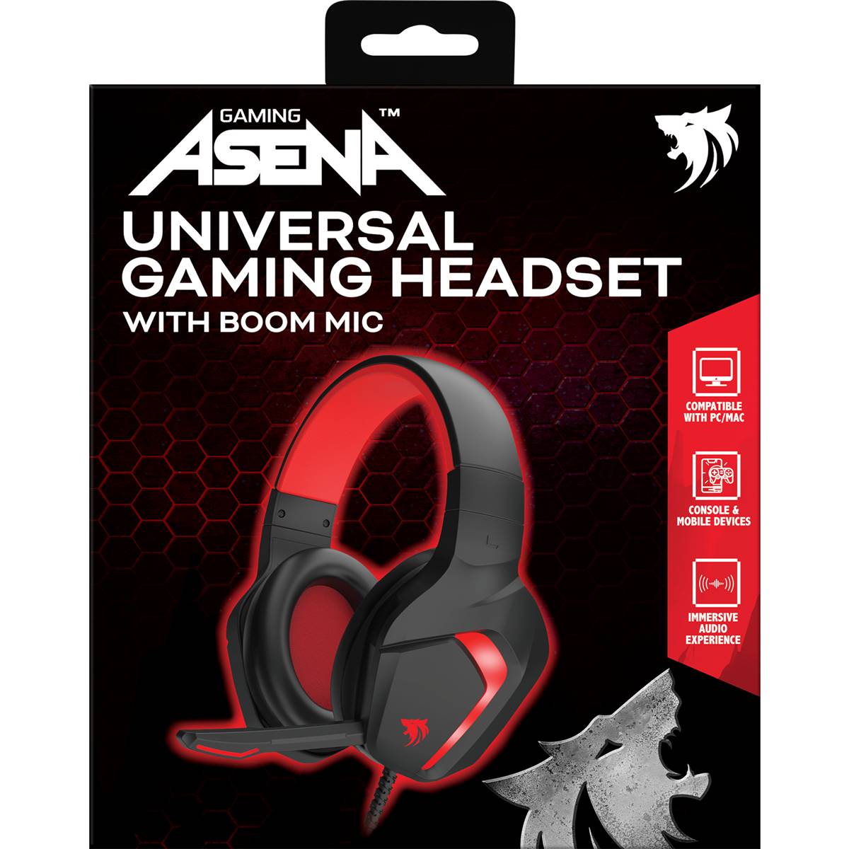 Asena Universal Gaming Headset With Boom Mic 1 Pack | Woolworths