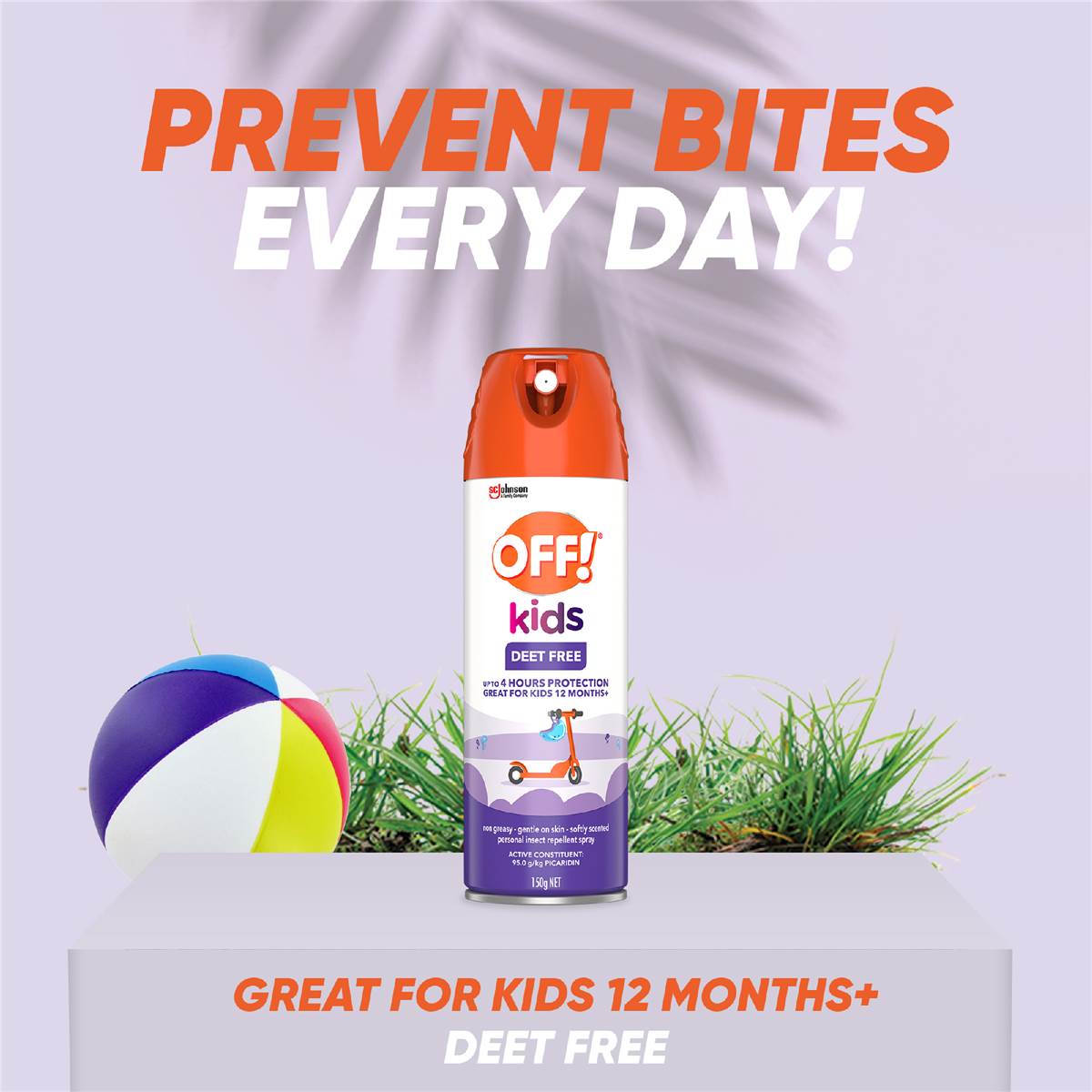 Off! Kids Insect Repellent Spray Deet Free 150g | Woolworths