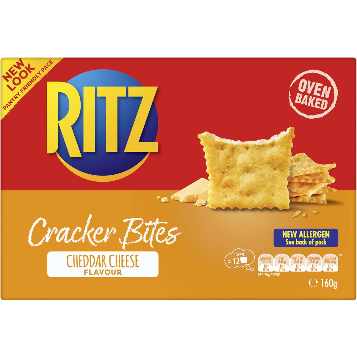 Ritz Cheddar Cheese Cracker Bites 160g | Woolworths