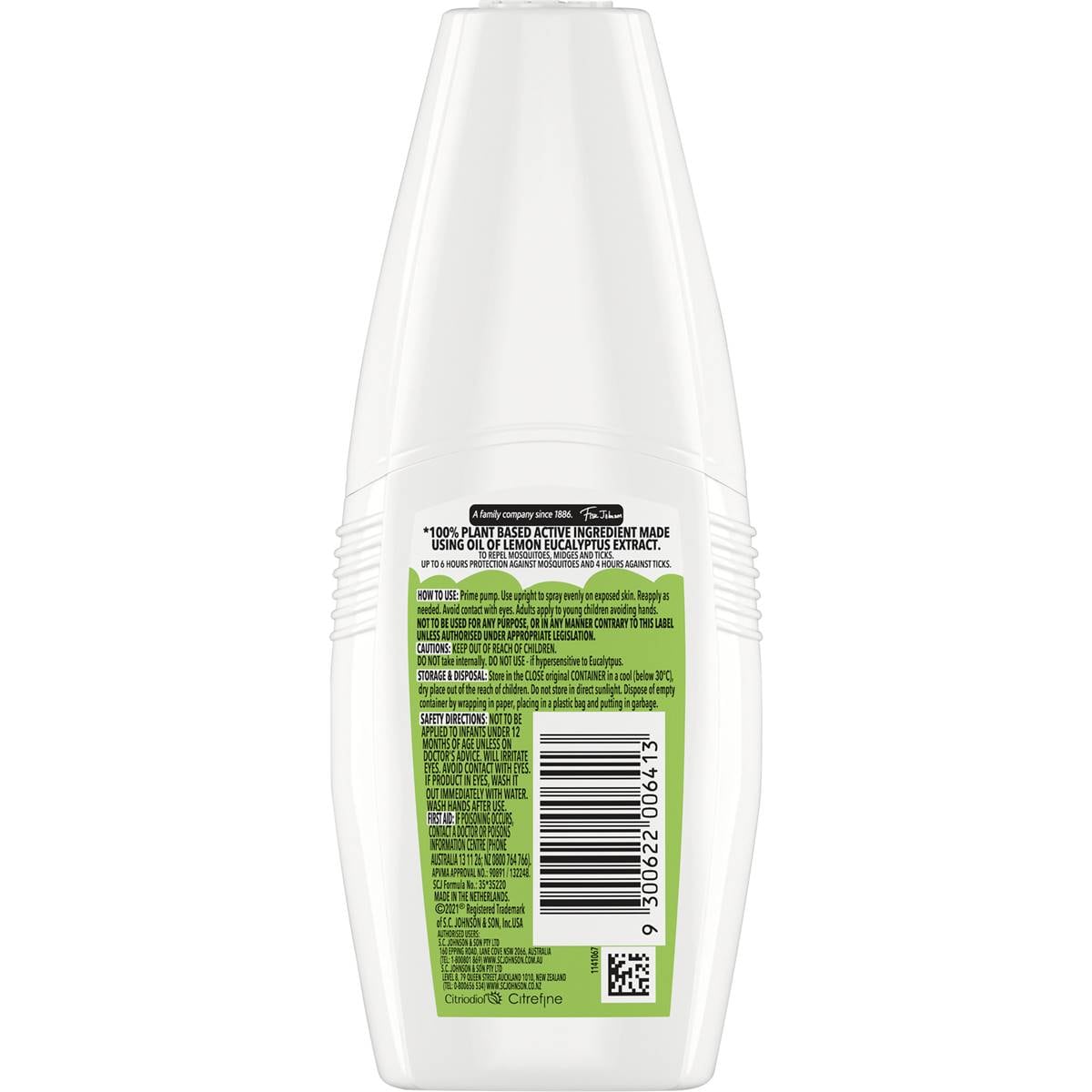 Off! Botanicals 100% Plant Based Insect Repellent Spray 95ml | Woolworths