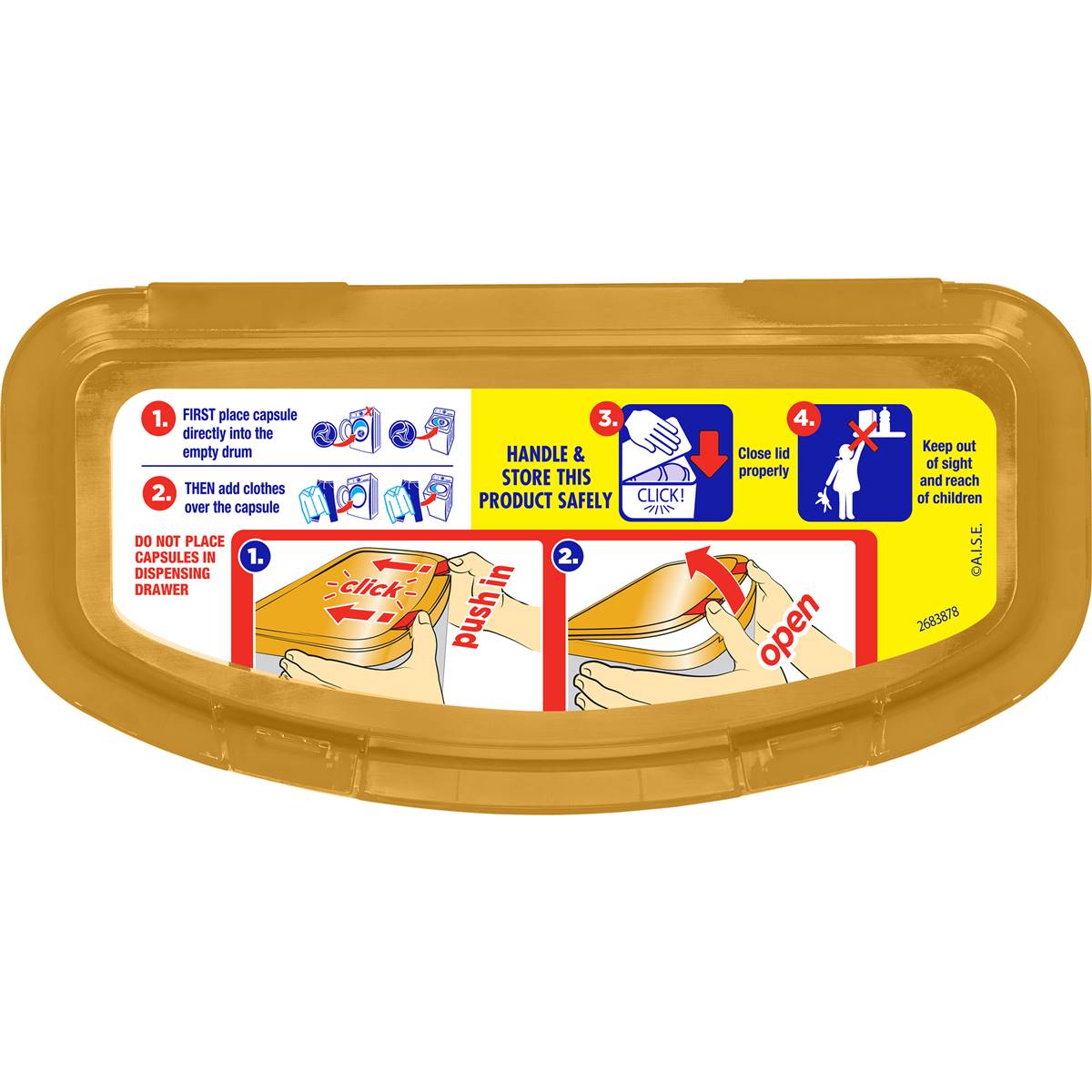 Fab Laundry Detergent Capsules Spice Desire 28 Pack | Woolworths