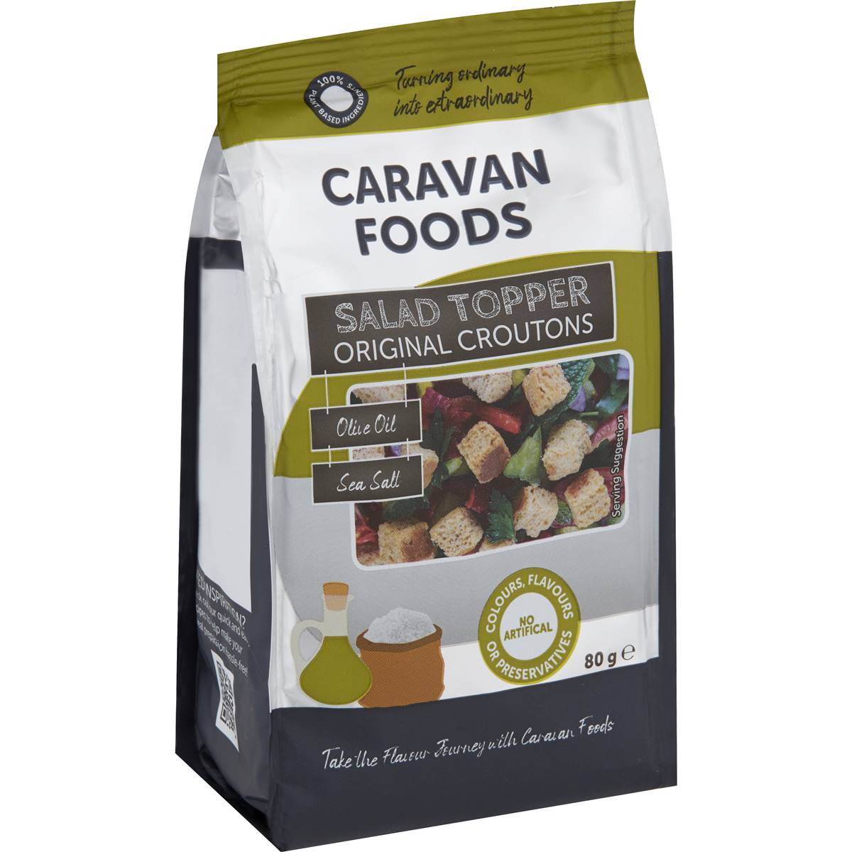 Caravan Foods Salad Topper Original Crouton 80g | Woolworths
