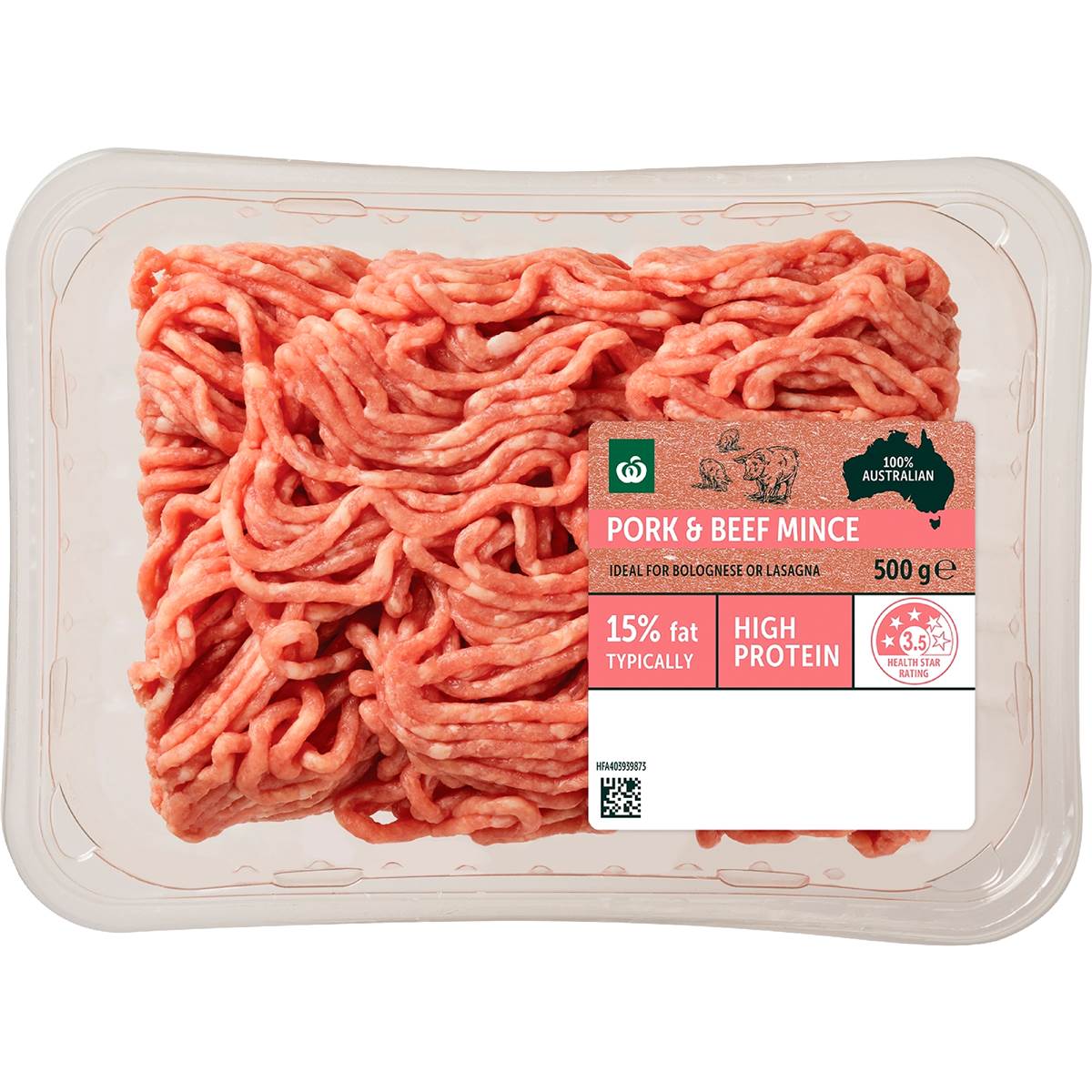 Woolworths Pork & Beef Mince 500g | Woolworths