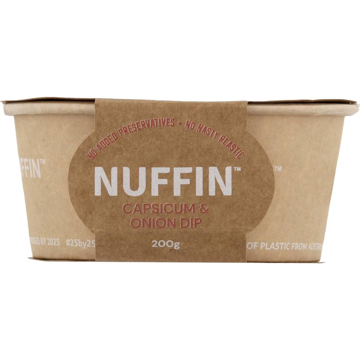 Nuffin Capsicum & Onion Dip 200g | Woolworths