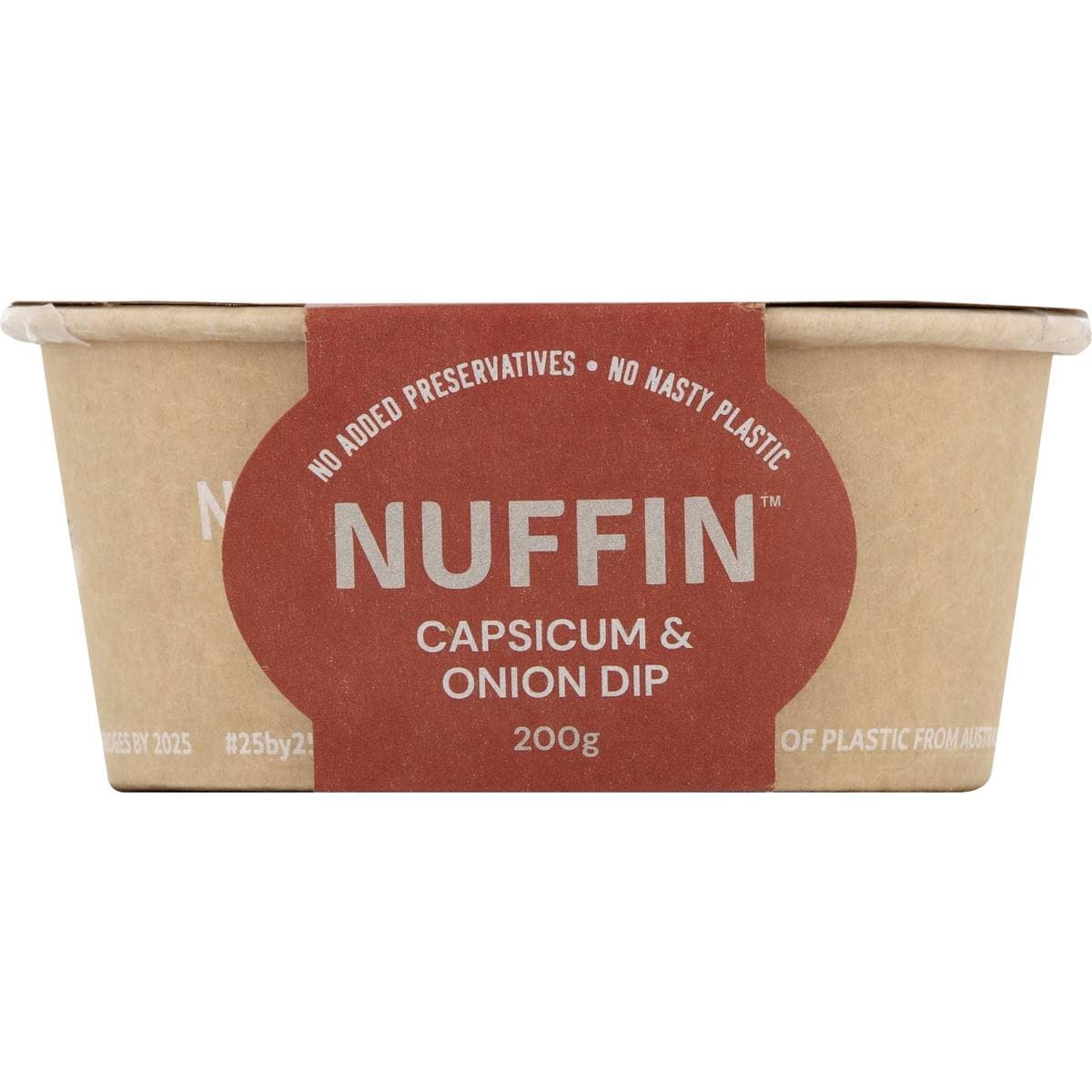 Nuffin Capsicum & Onion Dip 200g | Woolworths
