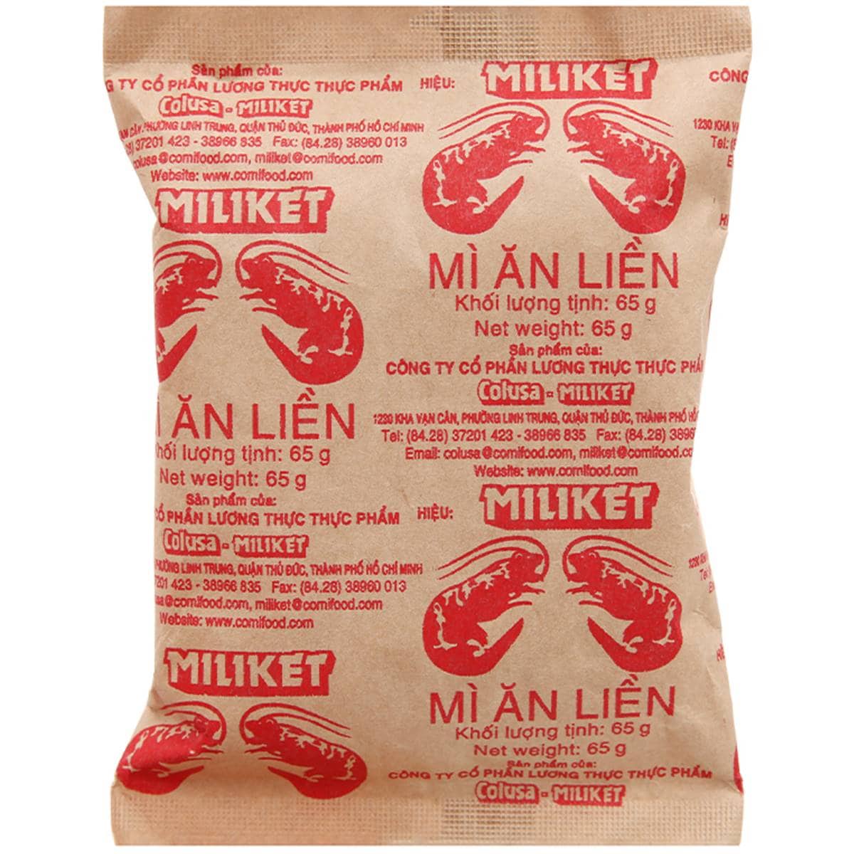 Miliket Instant Noodles Shrimp 65g | Woolworths