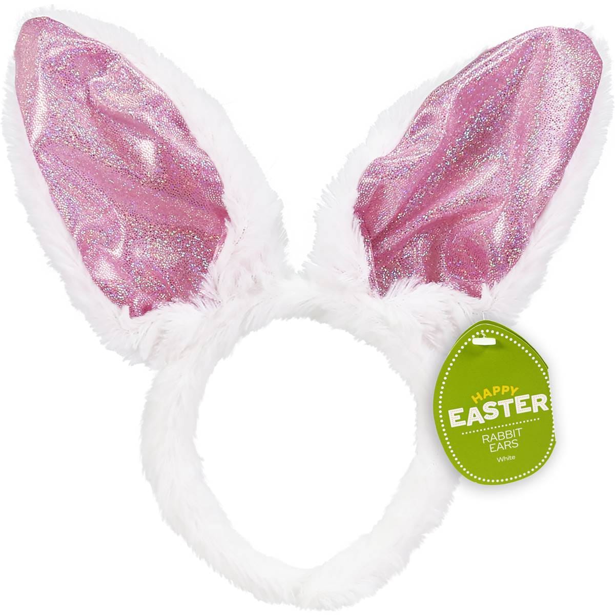 Easter Rabbit Ears White Each | Woolworths
