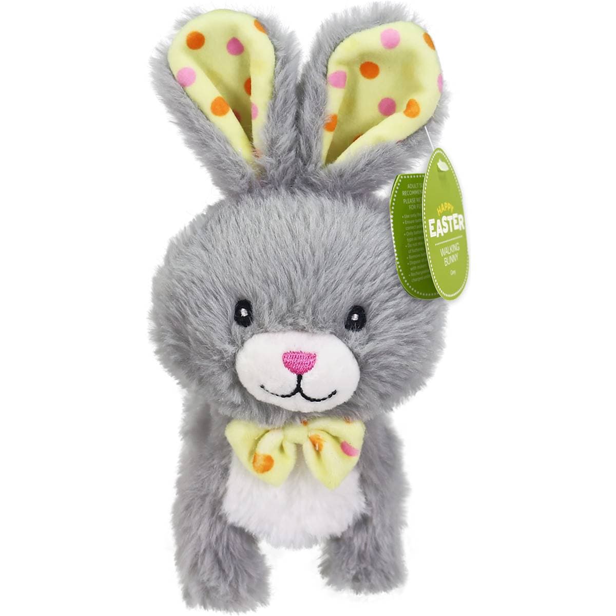 Easter Animated Walking Bunny Grey Each | Woolworths
