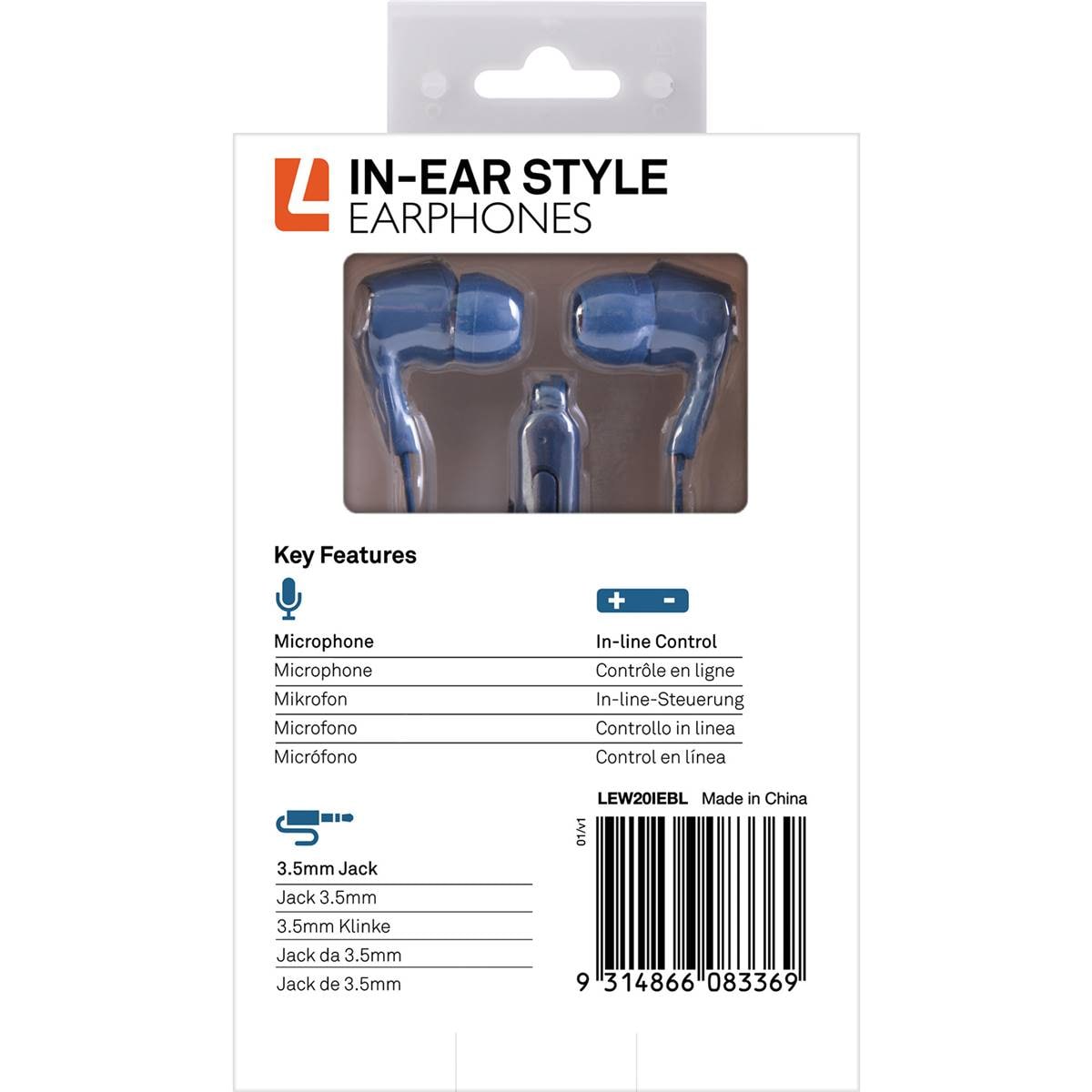 Liquid Ears Music & Calls Earphones Assorted Each | Woolworths