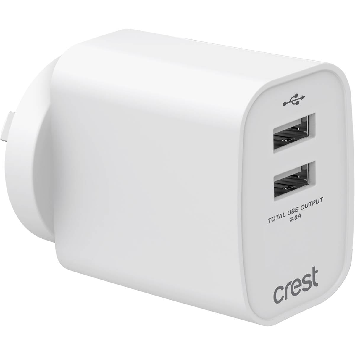 Crest Universal Wall Charger Dual Usb-a Each | Woolworths