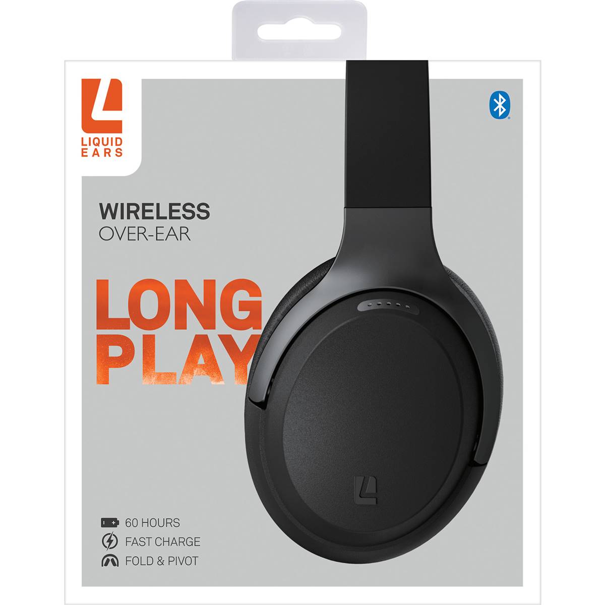 Liquid Ears Long Play Over Ear Wireless Headphones Assorted Each ...