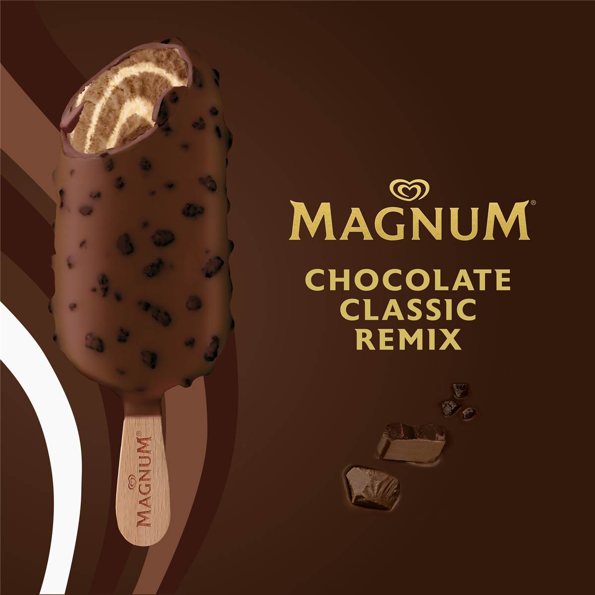 Magnum Chocolate Classic Remix 4 Pack | Woolworths