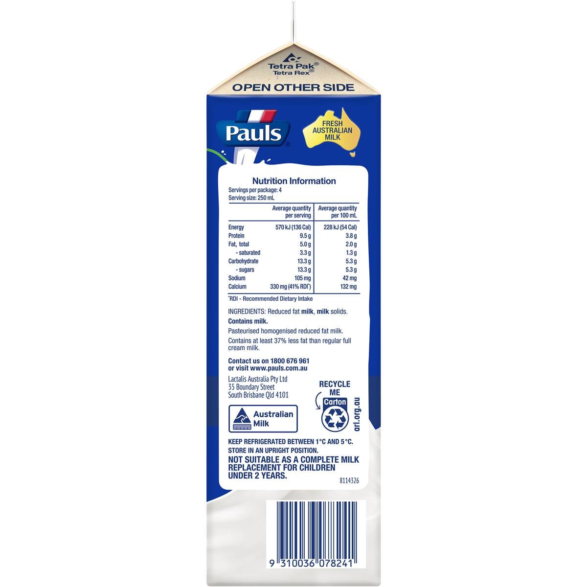 Pauls Smarter White Milk 1l | Woolworths