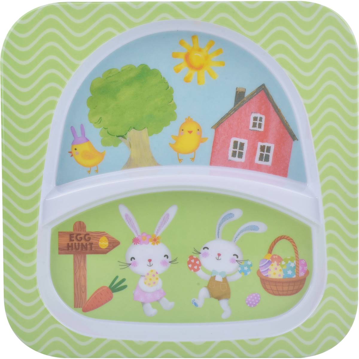 Easter Kids Character Plate Green Each | Woolworths