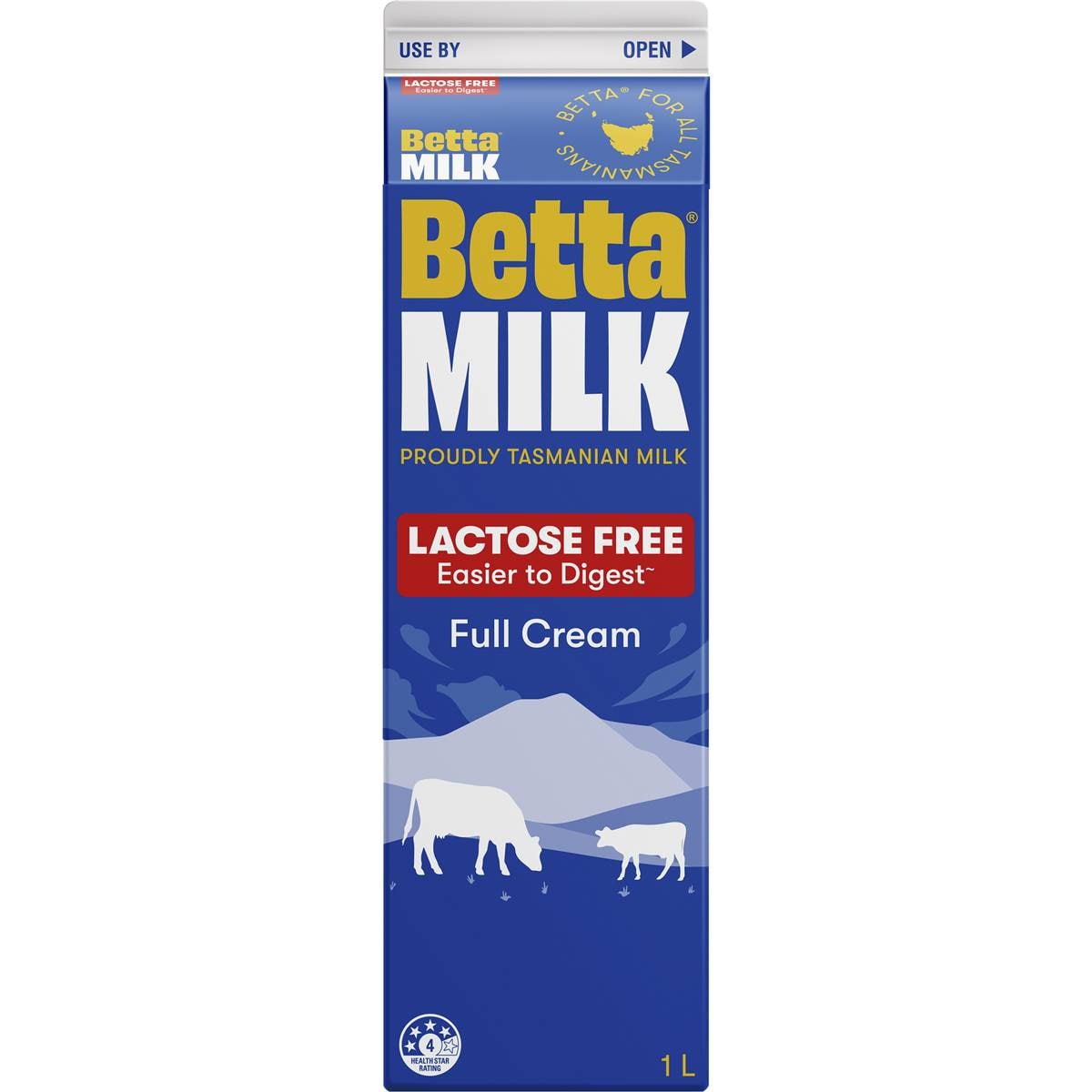 Betta Lactose Free Full Cream Milk 1l | Woolworths
