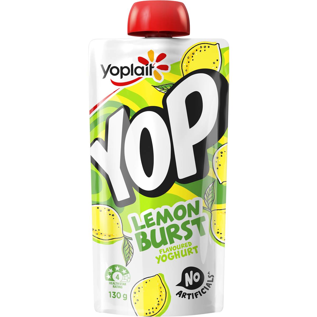 Yoplait Lemon Burst Pouch Yogurt 130g | Woolworths
