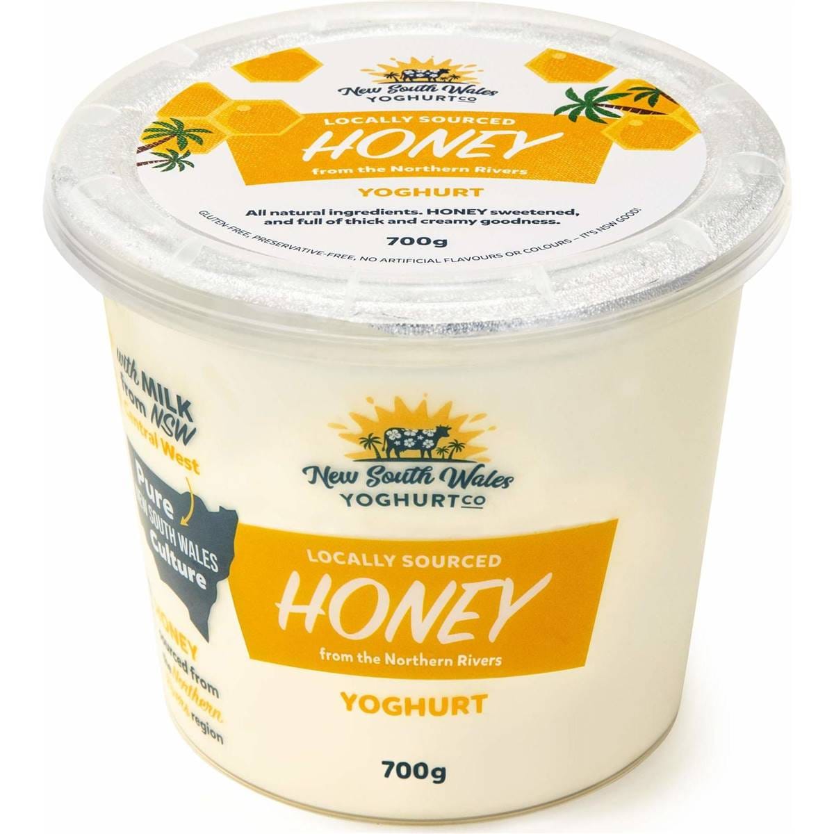 New South Wales Yoghurt Co Honey Yoghurt Tub 700g | Woolworths