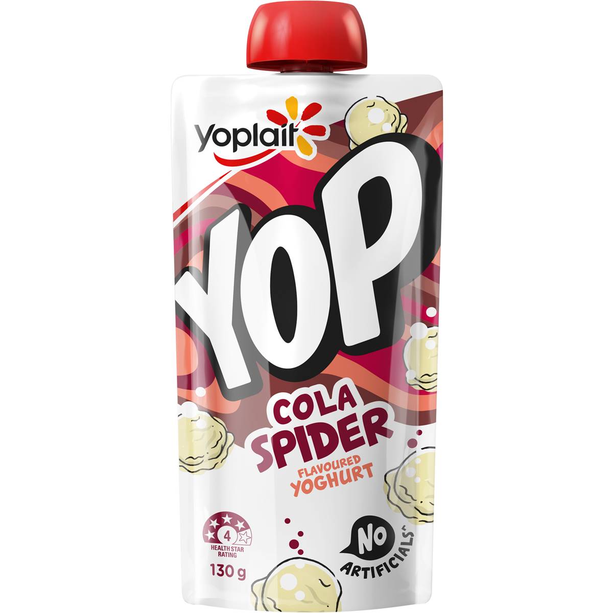 Yoplait Cola Spider Pouch Yogurt 130g | Woolworths