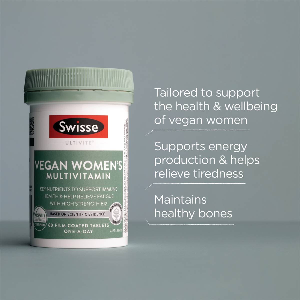 Swisse Ultivite Vegan Women's Multivitamin Tablets 31 Pack | Woolworths