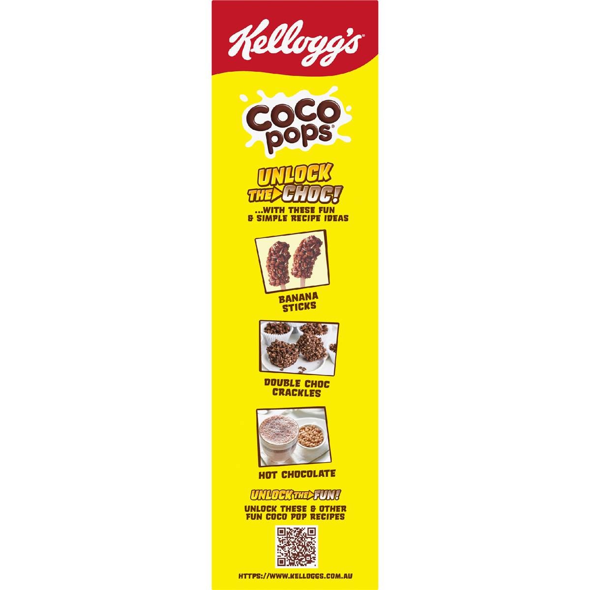 Kellogg's Coco Pops Chocolatey Breakfast Cereal Value Pack 950g ...