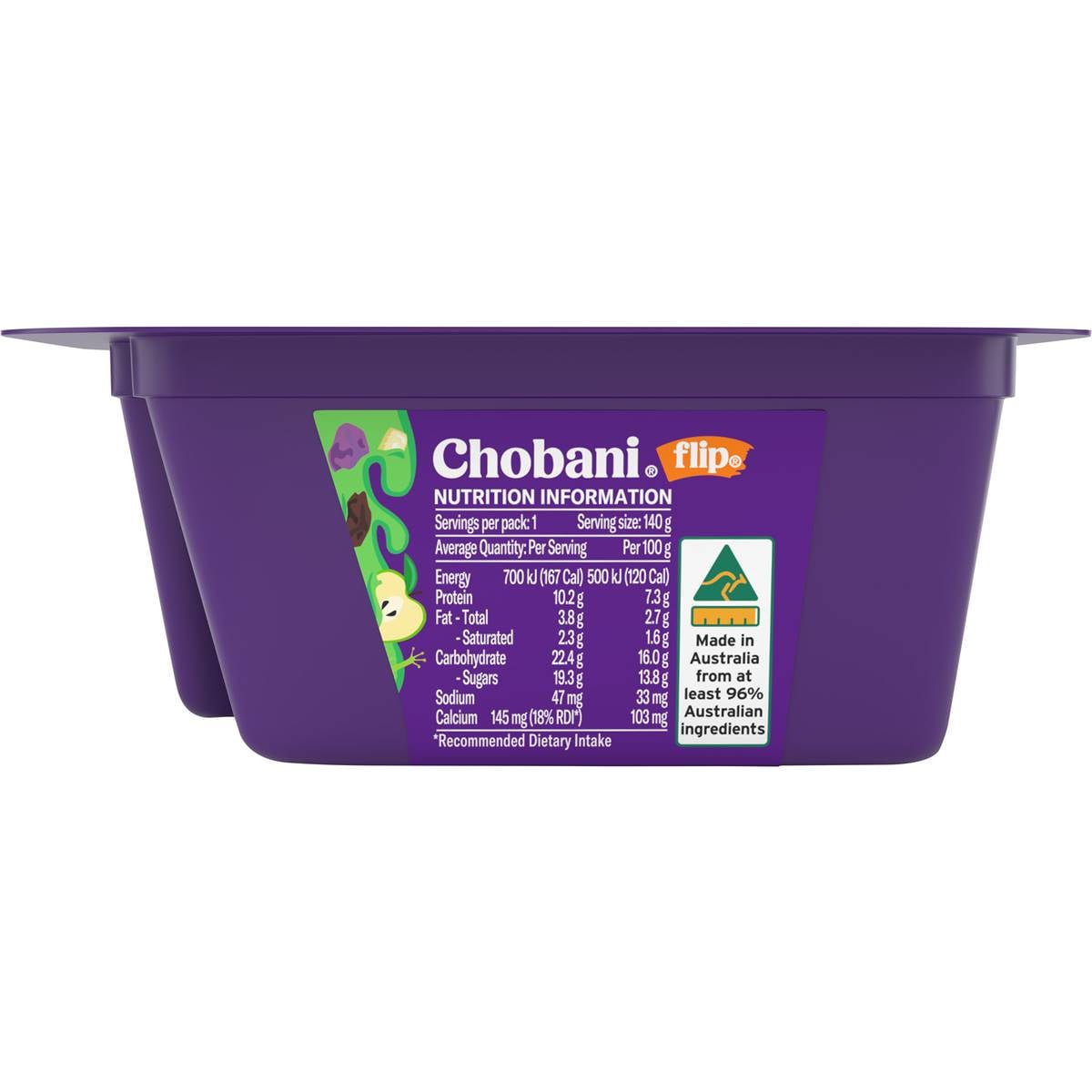Chobani Halloween Flip Witch's Cauldron Apple & Pear Yoghurt 140g ...