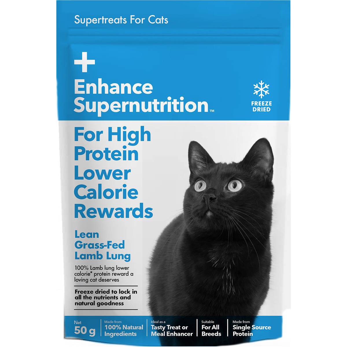Enhance Supernutrition Lean Grass Fed Lung For Cats 50g | Woolworths